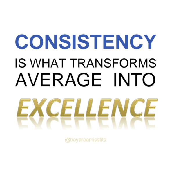 Above All, Be Consistent! • Julie's Garage Gym